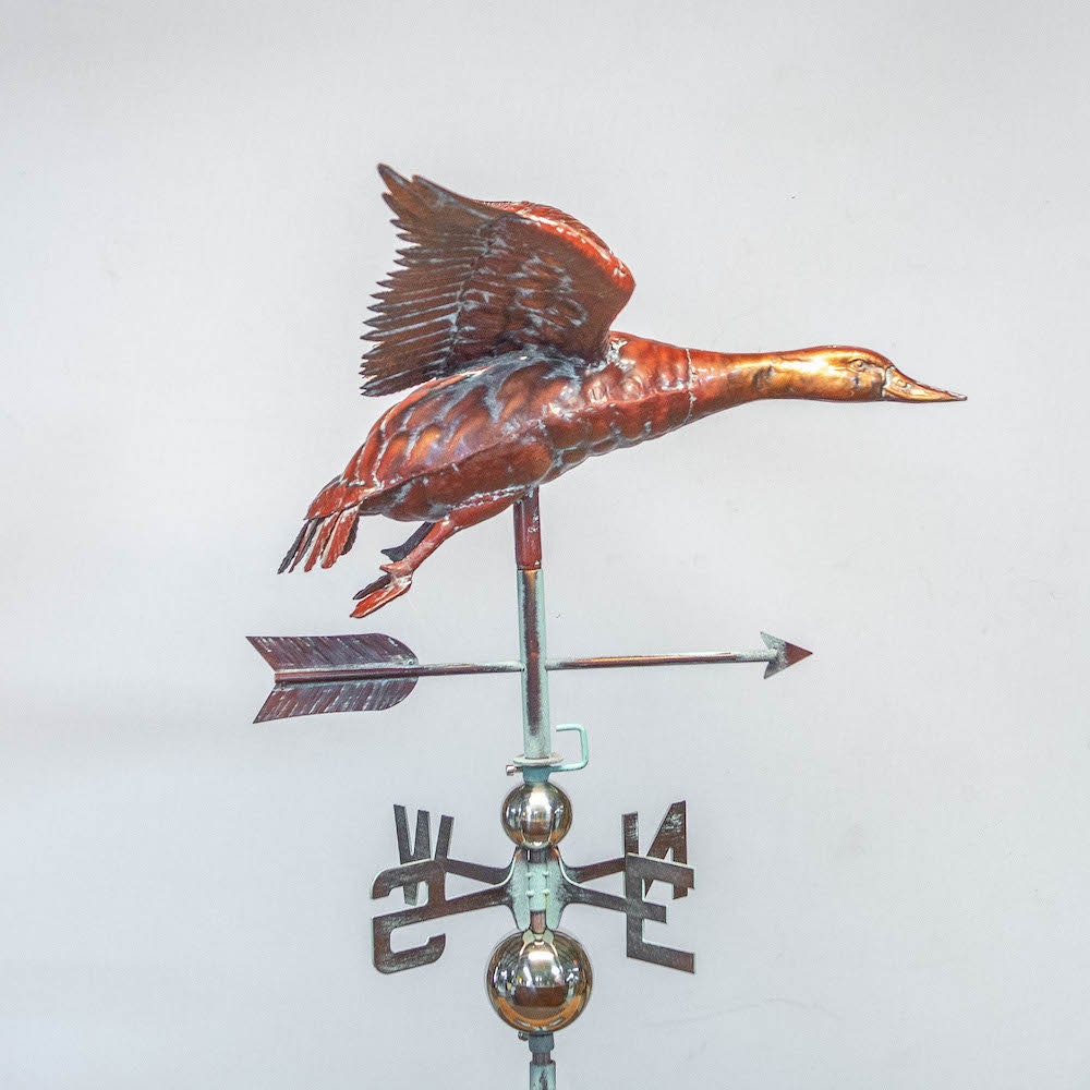 3D Full Body Flying Mallard Weathervane, Antique Weathervane, Vintage ...