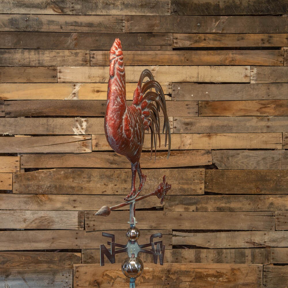2D Strutting, Rooster Weathervane, Antique Weathervane, Vintage Style ...