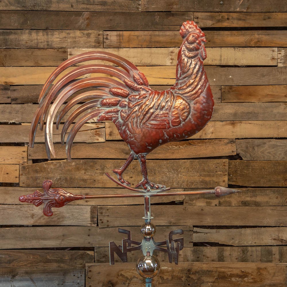 2D Strutting, Rooster Weathervane, Antique Weathervane, Vintage Style ...