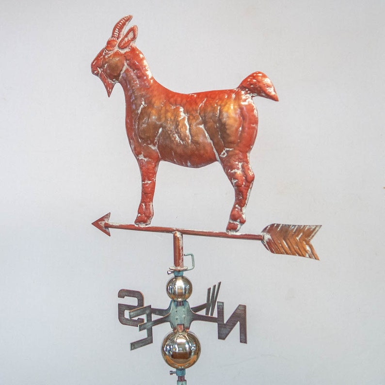 2D Goat Weathervane, Antique Weathervane, Vintage Style Design, Copper ...