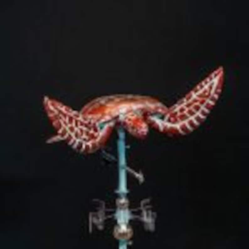 Sea Turtle Weathervane, Large 3D Weathervane With Copper Patina Finish ...