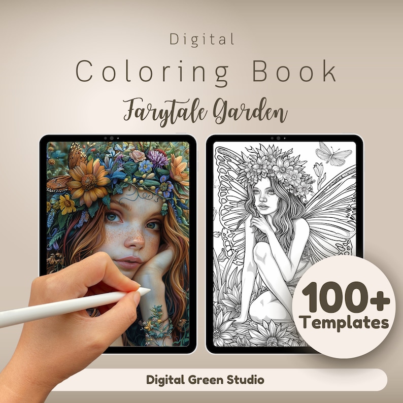 100+ Lovely Garden Coloring Pages, Adult & Kids Coloring Book ...