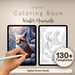 130 Winter Animals Coloring Pages,kids and Adult Coloring Book, Simple ...