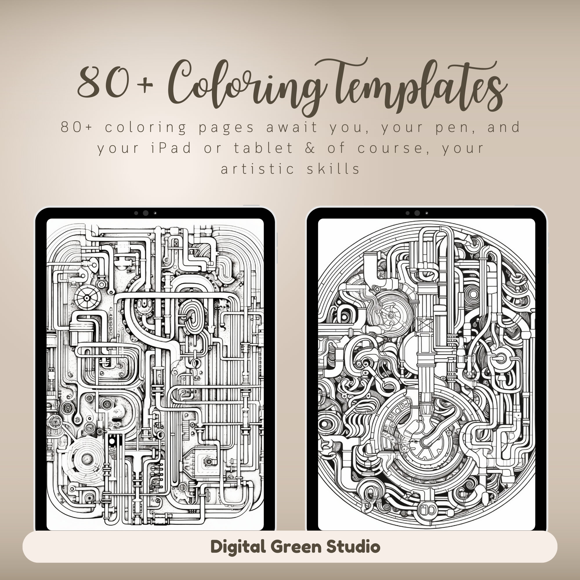 80+ Plumbing Mandala Coloring Pages, Adult Coloring Book,plumbing ...