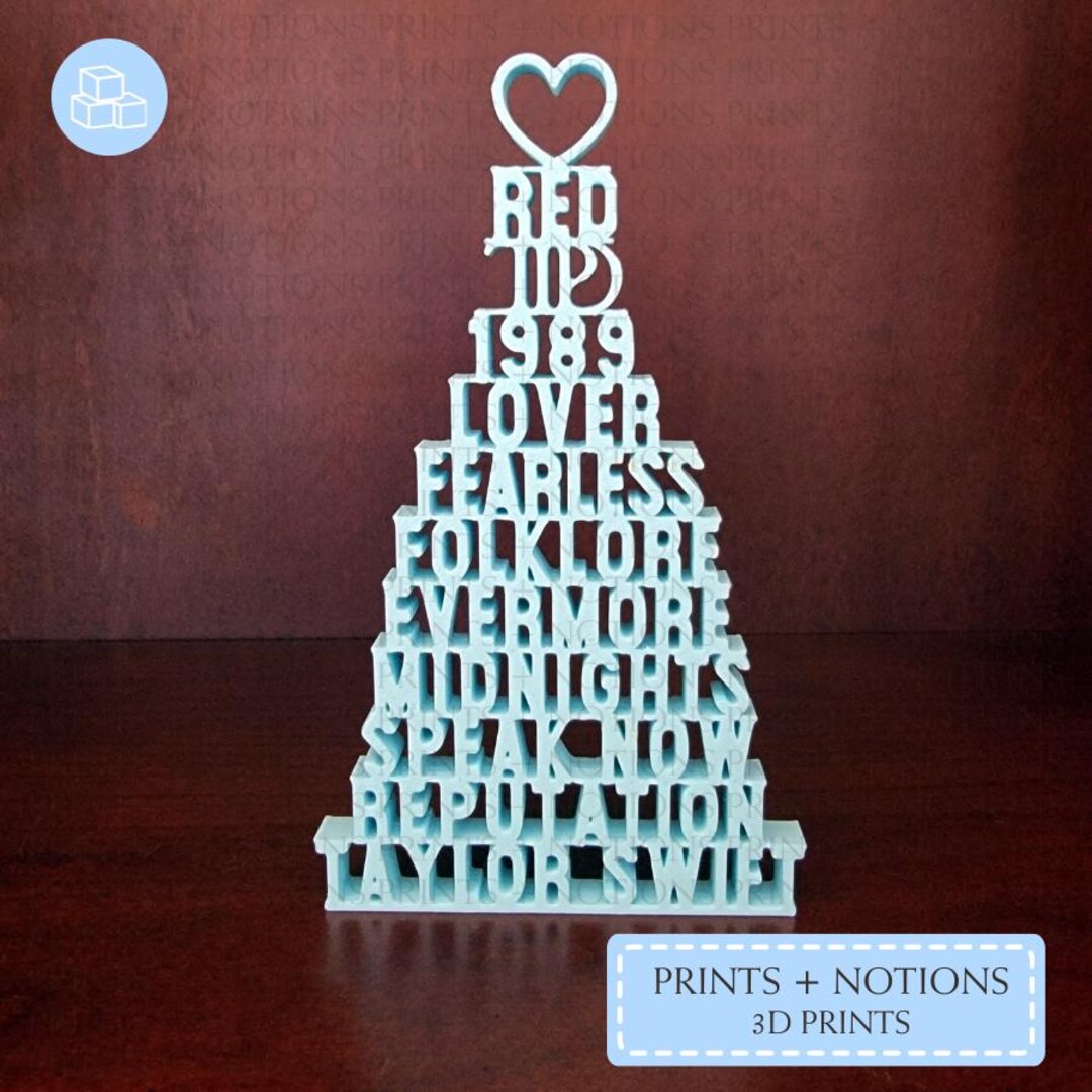 Swifty Eras Ornament Decor | 3D Printed | Eras Tour Albums - Etsy