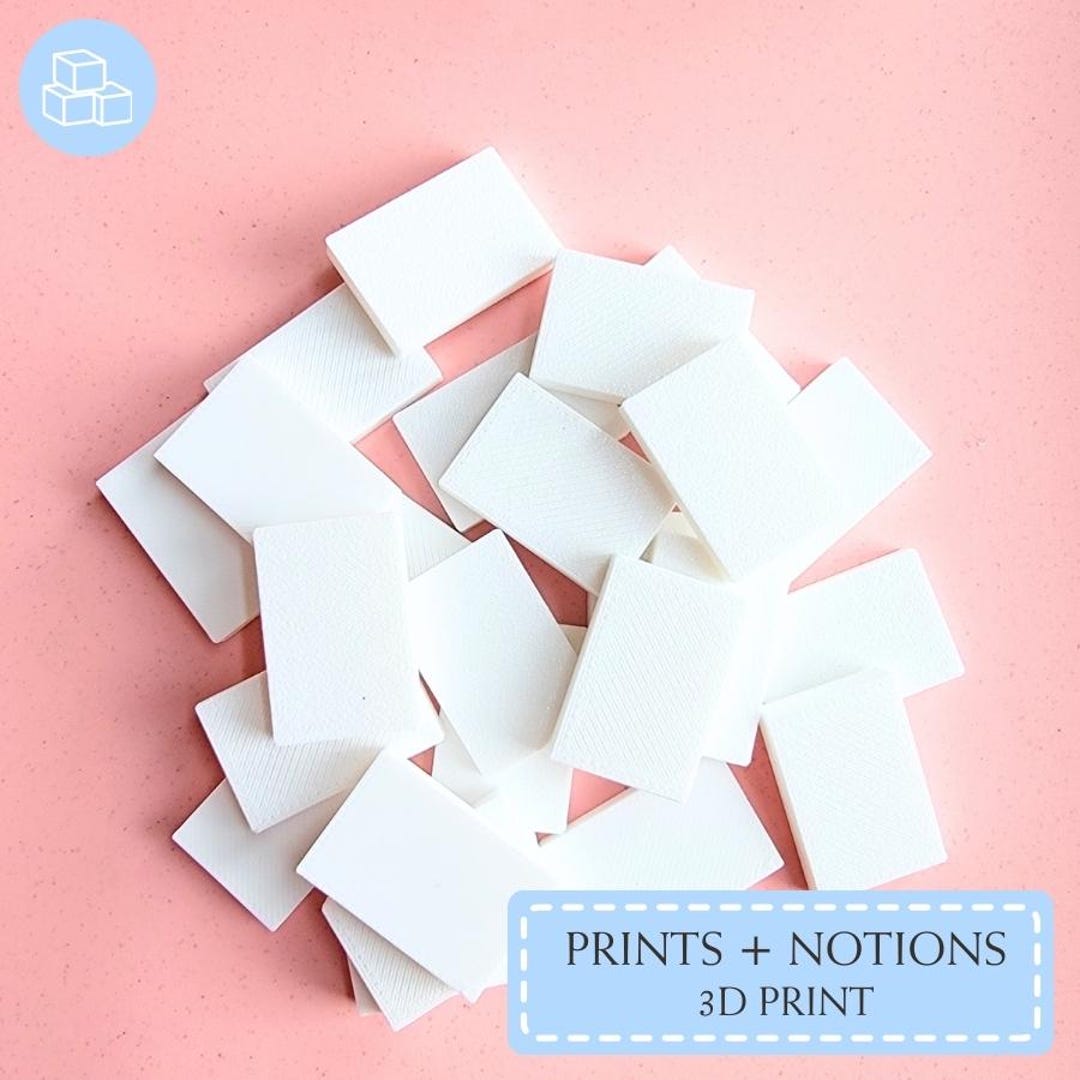 3D Printed Mini Book Blanks | Set of 25 | Bookcase Collection - Etsy