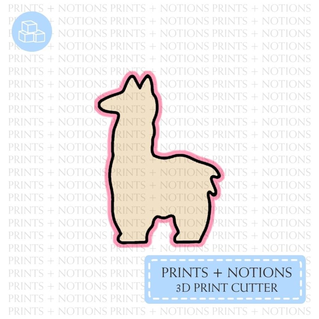 Llama Side View Cookie Cutter | Polymer Clay Cutters | Ceramic Clay ...