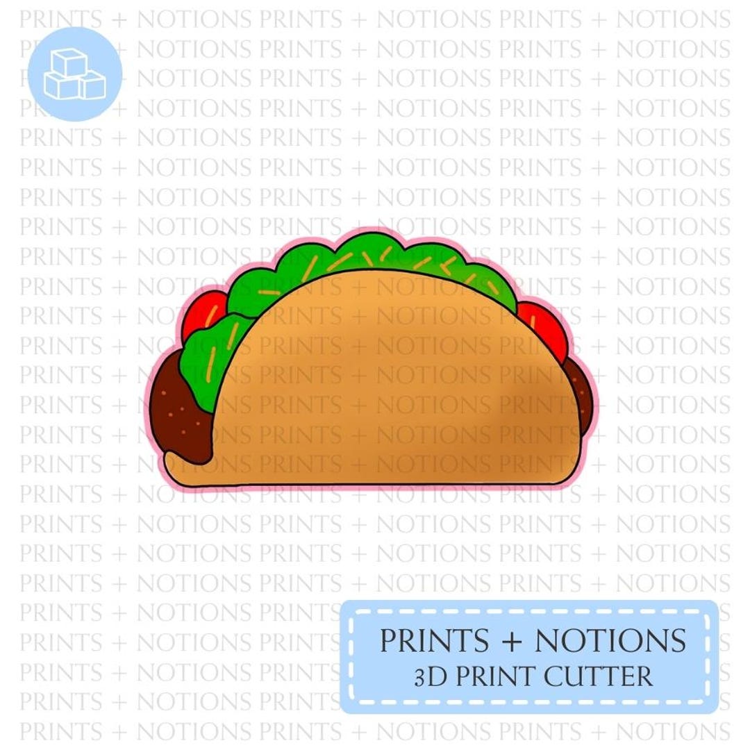 Taco Cookie Cutter | Polymer Clay Cutters | Ceramic Clay Cutters ...