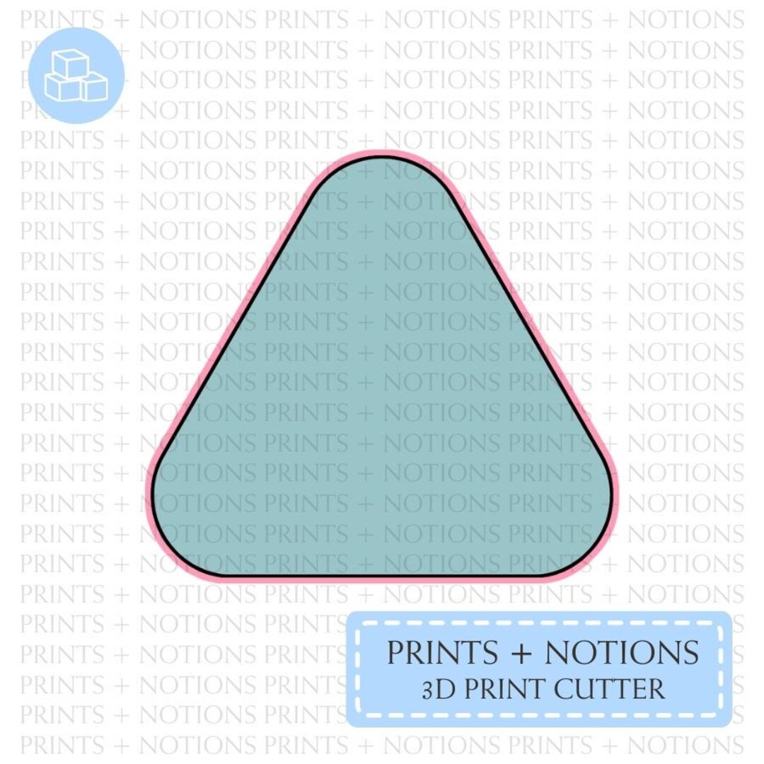Triangle Rounded V.2 Shape Cookie Cutter | Polymer Clay Cutters ...