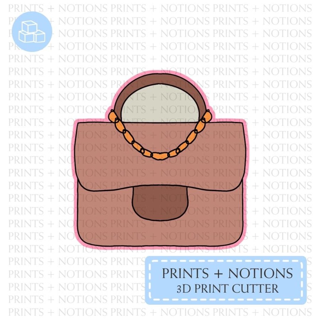 Purse With Handle and Chain Cookie Cutter Polymer Clay Cutters Ceramic ...