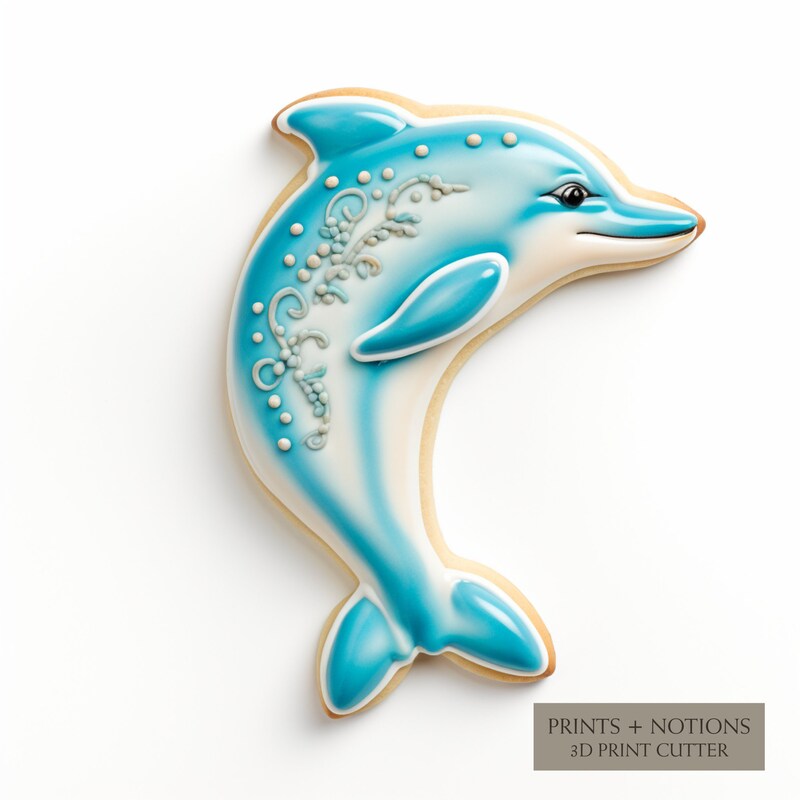 Dolphin Cookie - Etsy