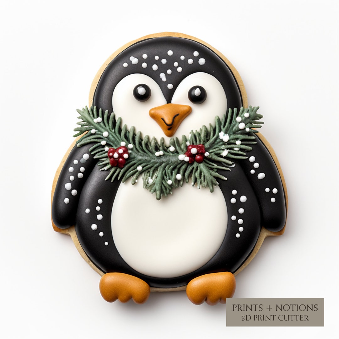 Christmas Winter Penguin Cookie Cutter | Polymer Clay Cutters | Ceramic ...