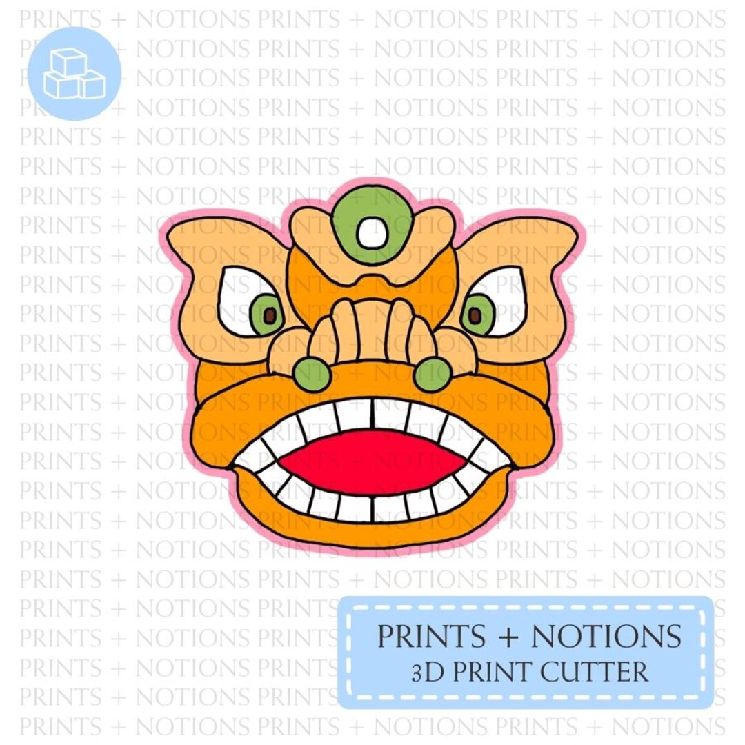 Chinese Dragon Head Cookie Cutter | Polymer Clay Cutters | Ceramic Clay ...