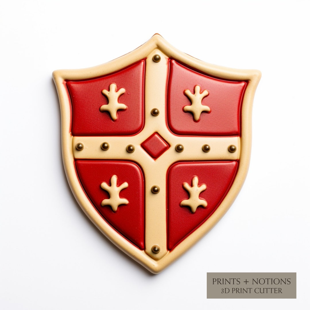 Shield Coat of Arms Cookie Cutter | Polymer Clay Cutters | Ceramic Clay ...