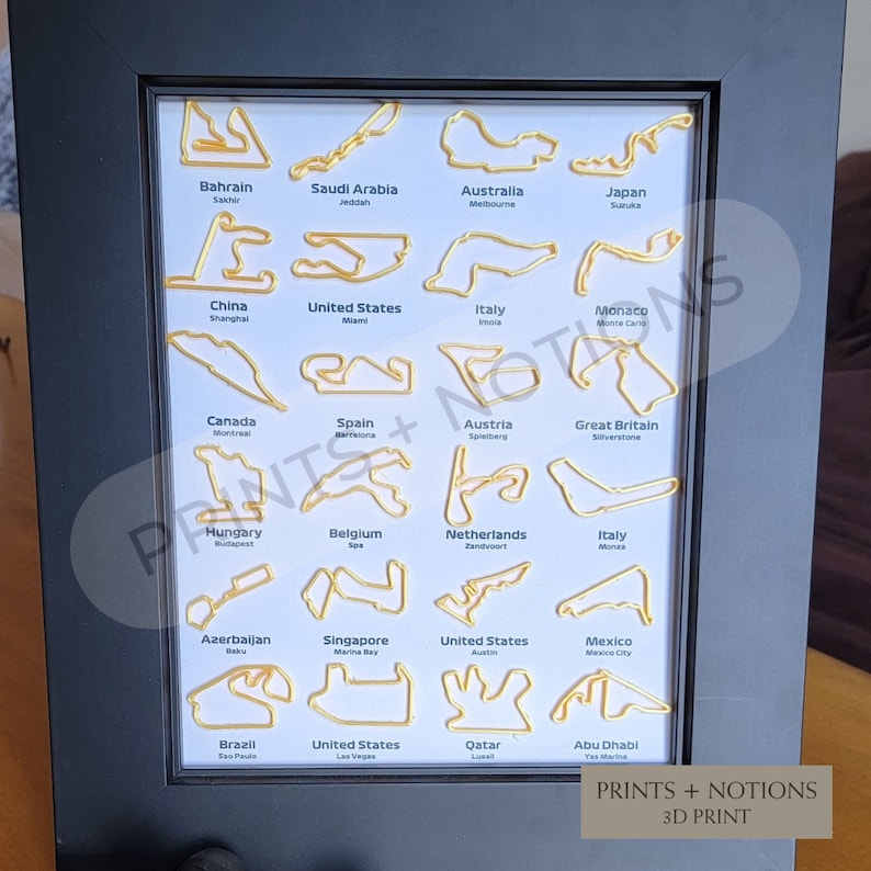 F1 Mini Tracks | 3D Printed Formula 1 Tracks 2026 Season | 24 Tracks ...