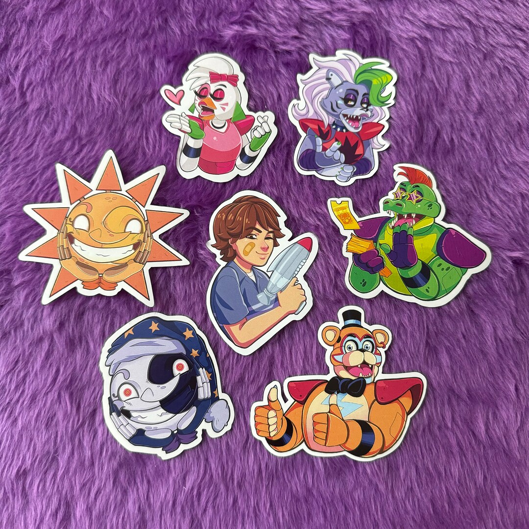 FNAF Security Breach Stickers - Etsy