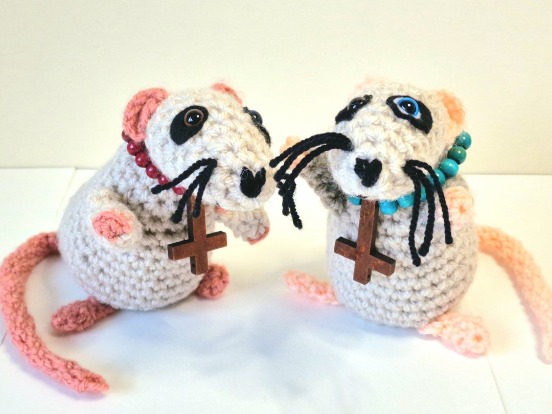 Ghost Ministry Rat | Large Crochet Art Doll | Ghost Band Inspired ...