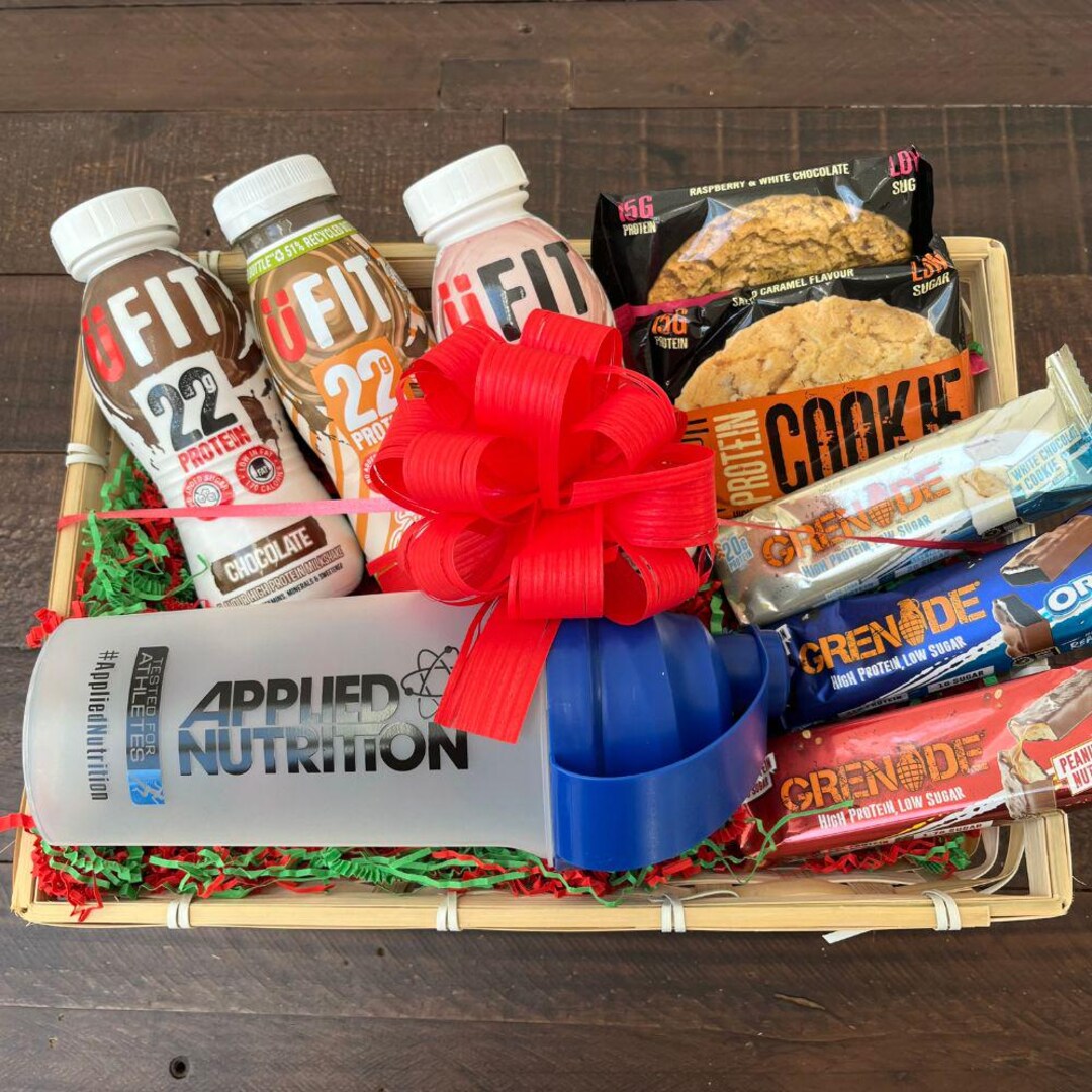Large Christmas Powerhouse Protein Hamper - Etsy UK