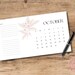 Printable Minimalist Floral 2024 Calendar Instant Download and Print - Etsy
