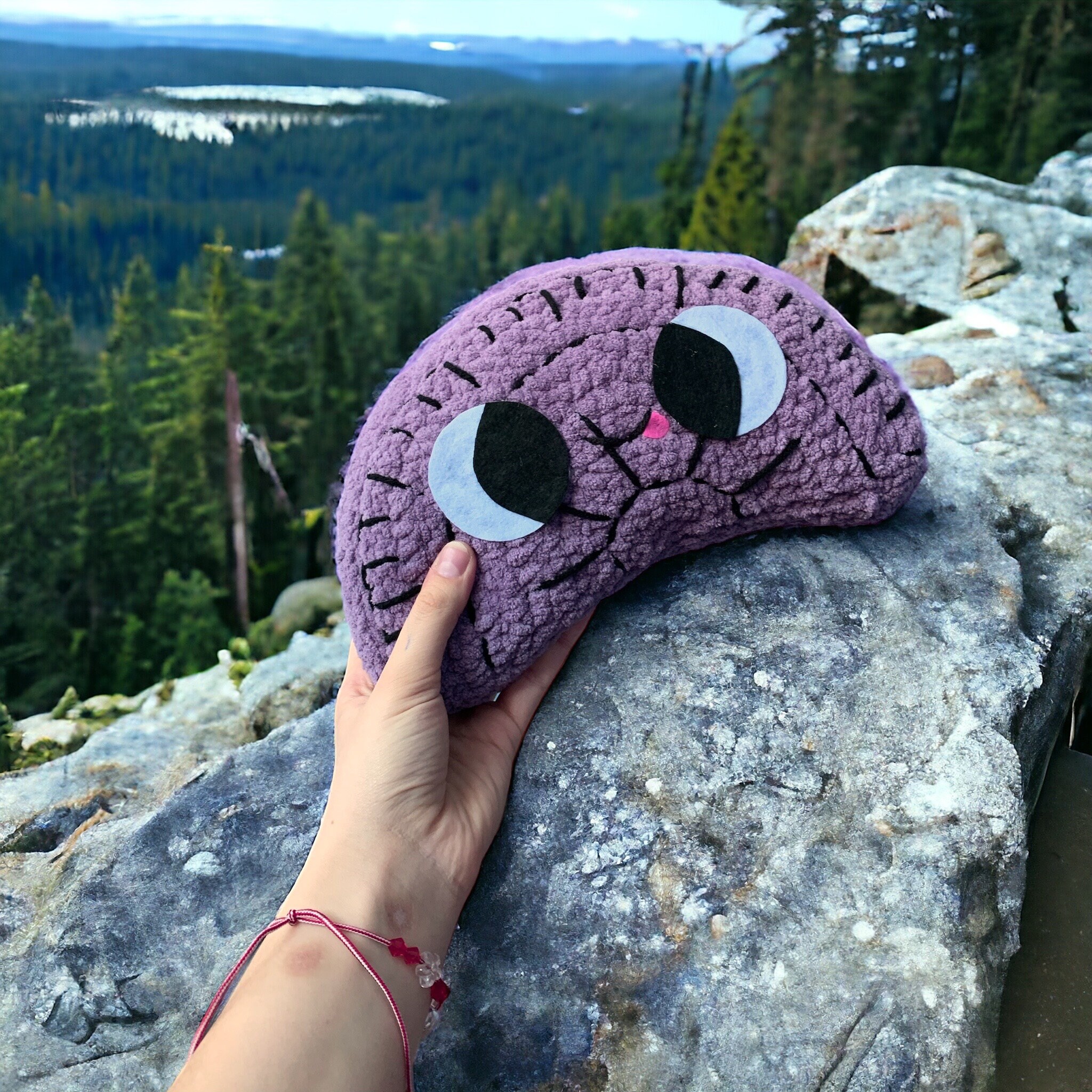 Penelope the Purple Protractor Crochet Plushie - Etsy