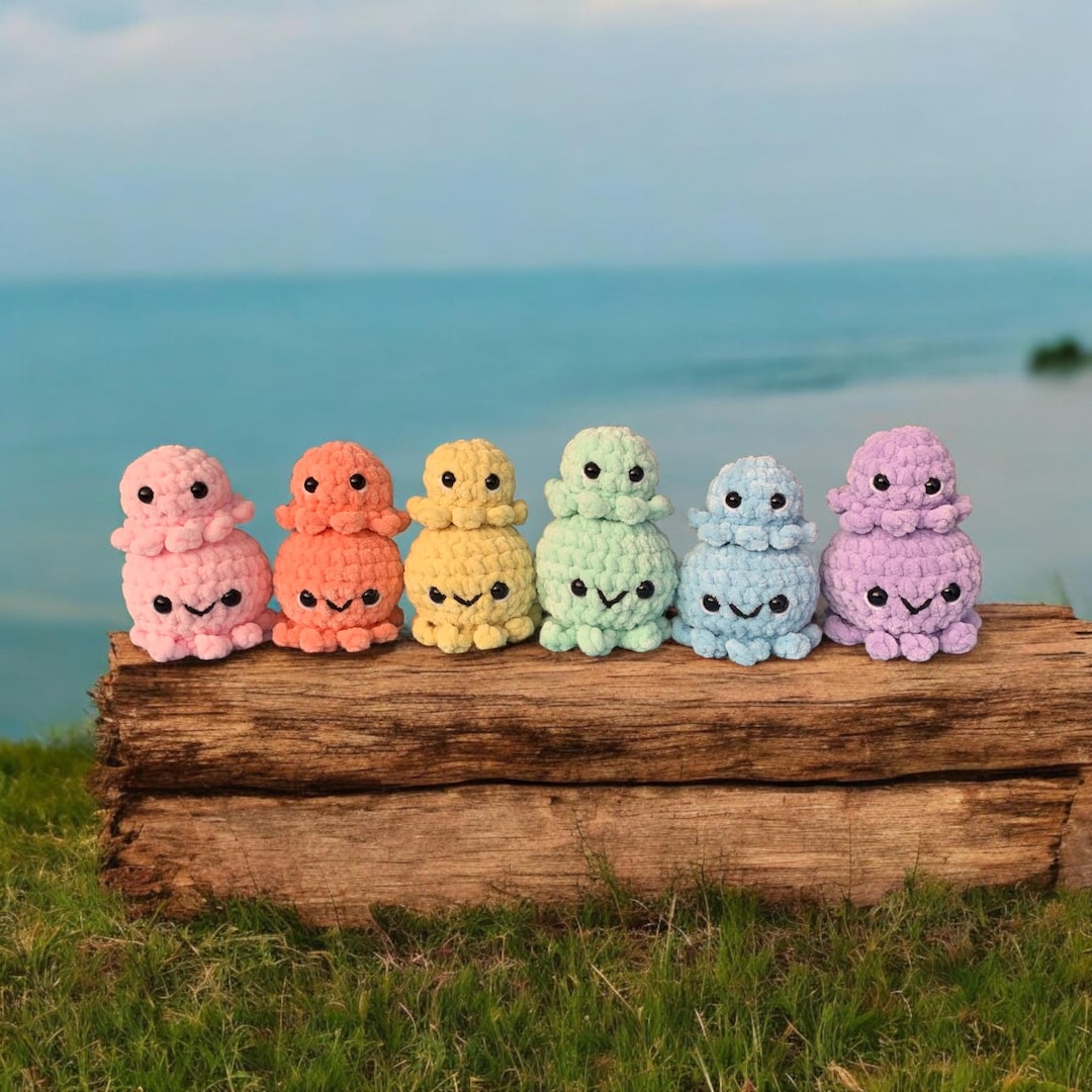 Crochet Amigurumi Octopus (octo), Chunky - Etsy