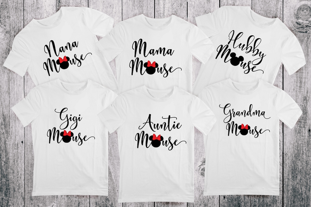 Daddy Mouse, Brother Mouse, Mama Mouse, Sister Mouse Shirt, Disney ...