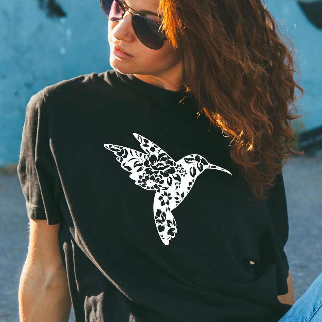 Bird T-shirt, Birds in A Bird, Graphic Women Shirt, Graphic Birds ...
