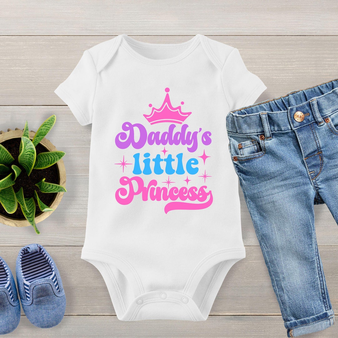 Daddy's Little Princess Shirt, Baby Cute Shirt, Pregnancy Announcement ...
