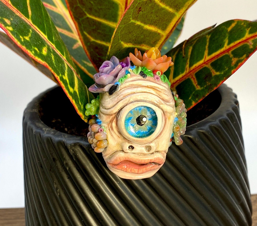 Cyclops Sculpture | Cyclops | Mini Sculpture | Desk Buddy | Pot Plant ...