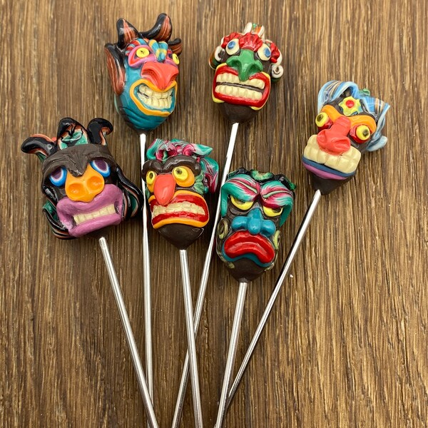 Tiki Swizzle Sticks - Etsy