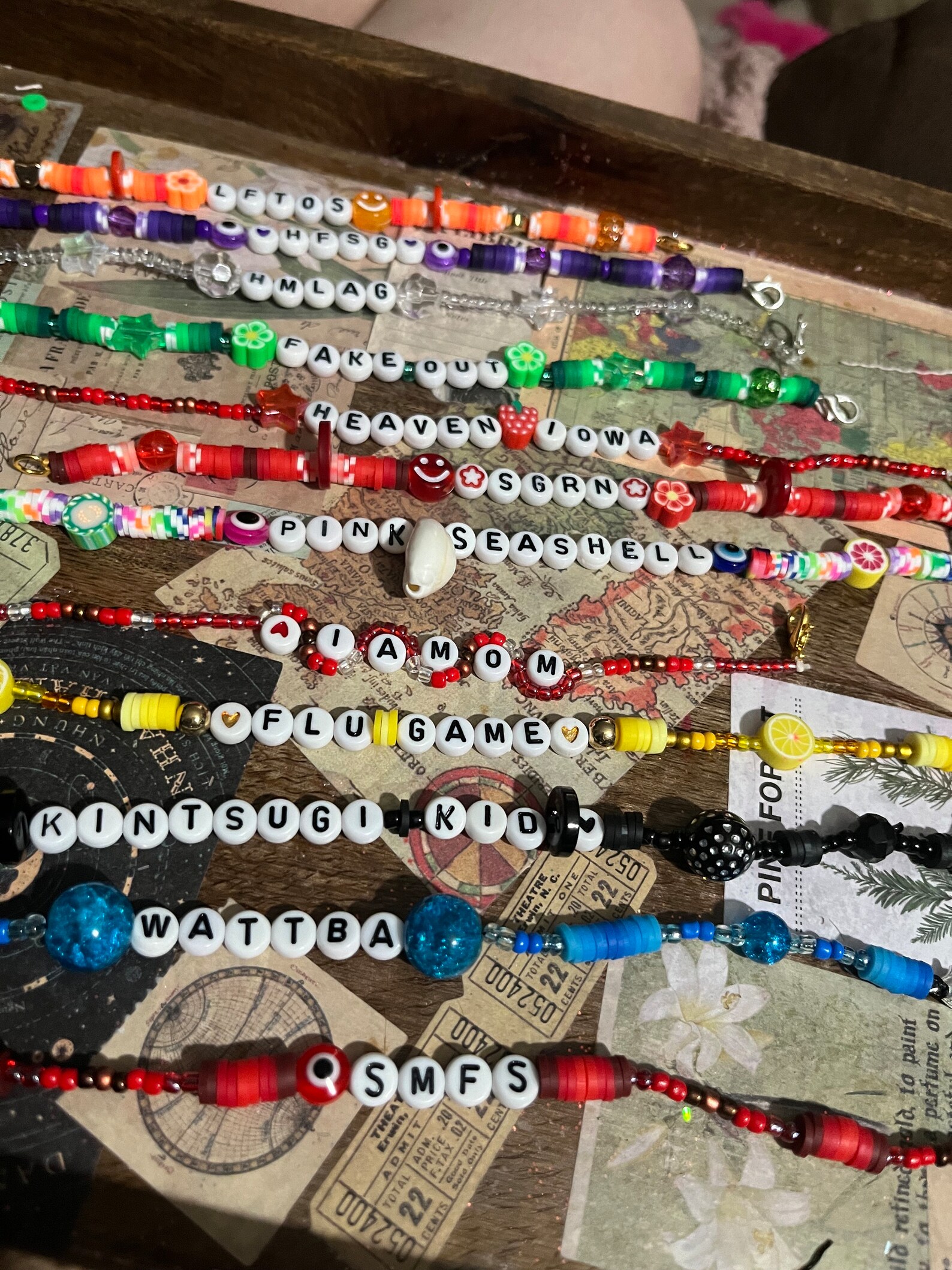 Fall Out Boy SMFS Synesthesia Bracelets - Etsy