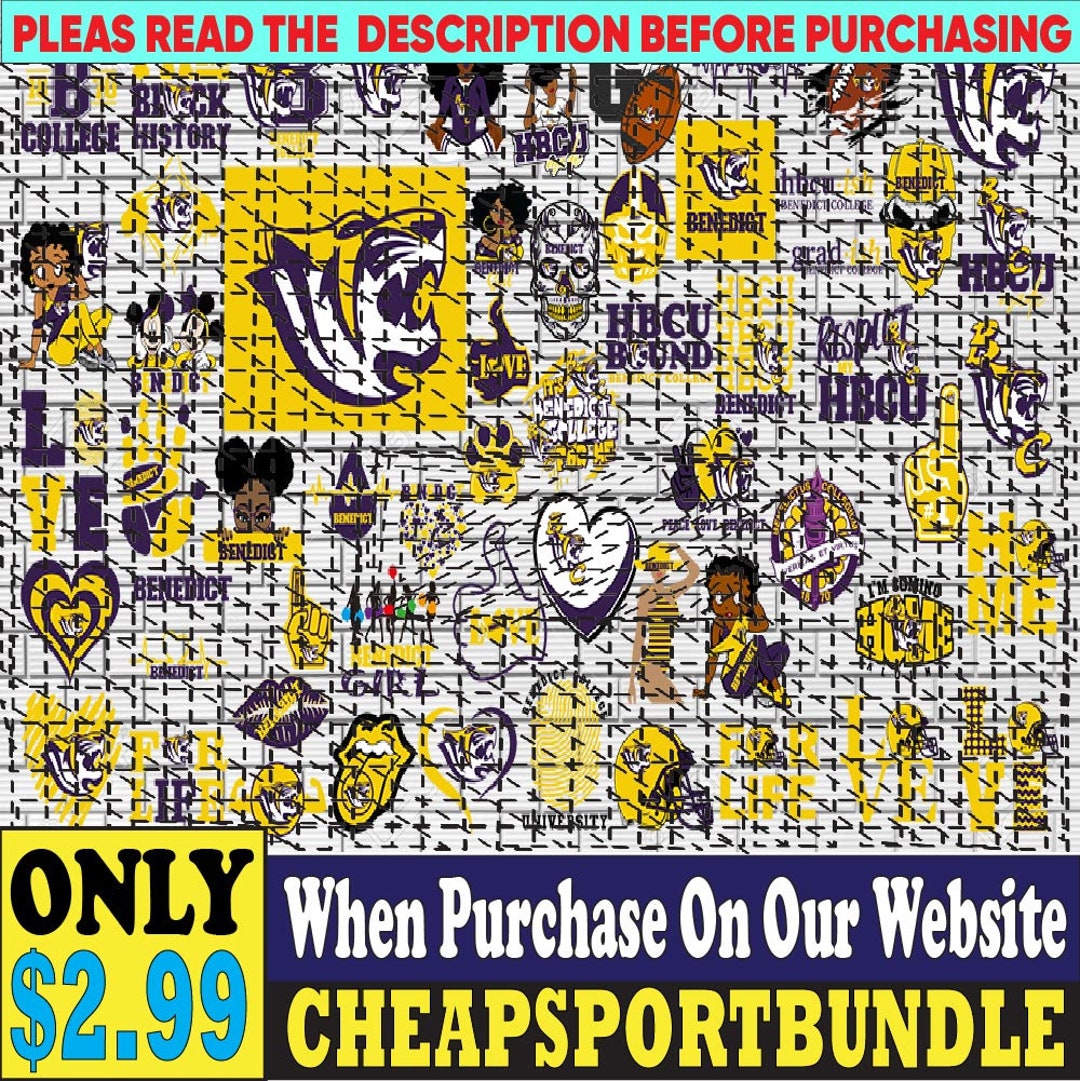 Benedict College Svg HBCU Svg Collections HBCU Svg Football - Etsy