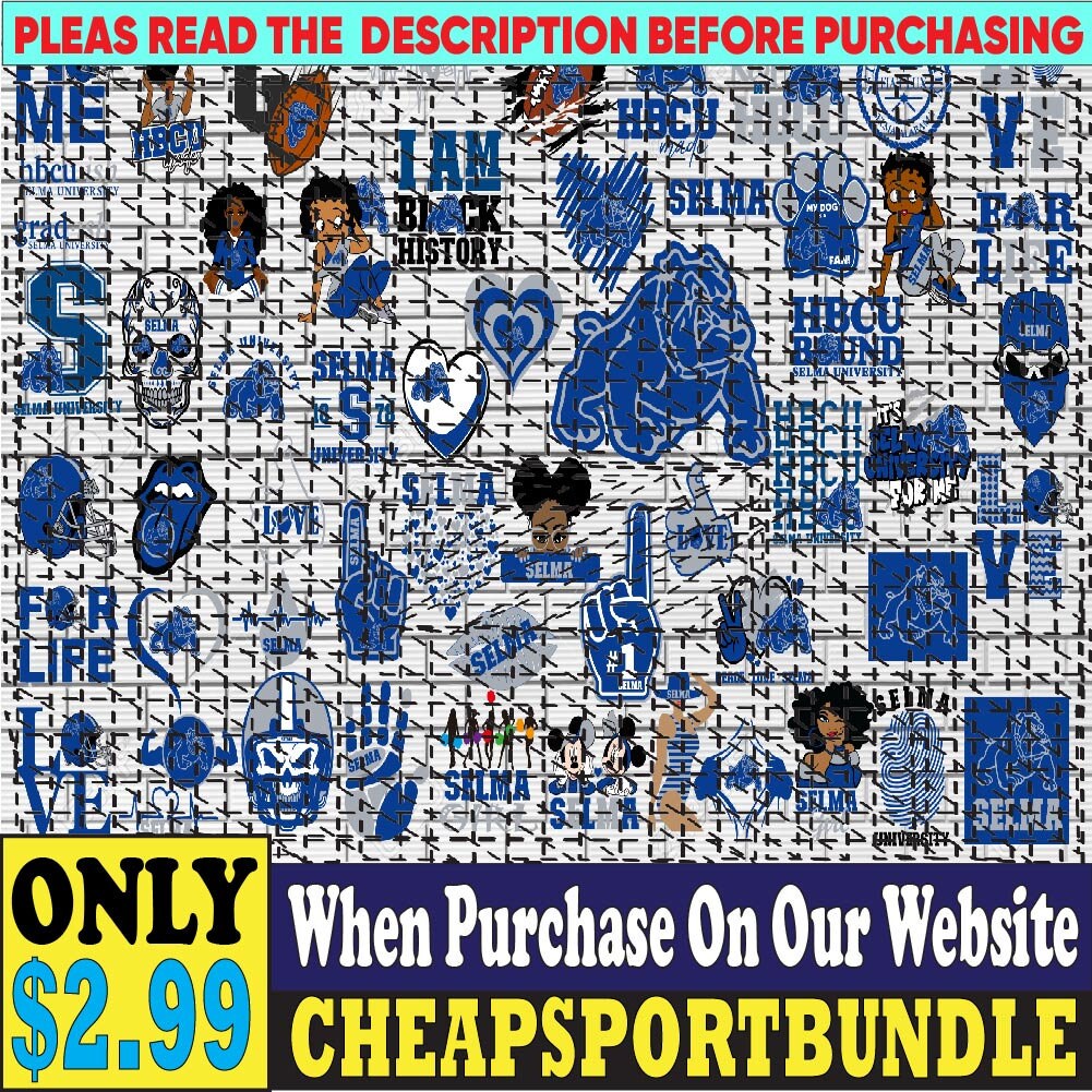 Selma College Svg HBCU Svg Collections HBCU Svg Football - Etsy
