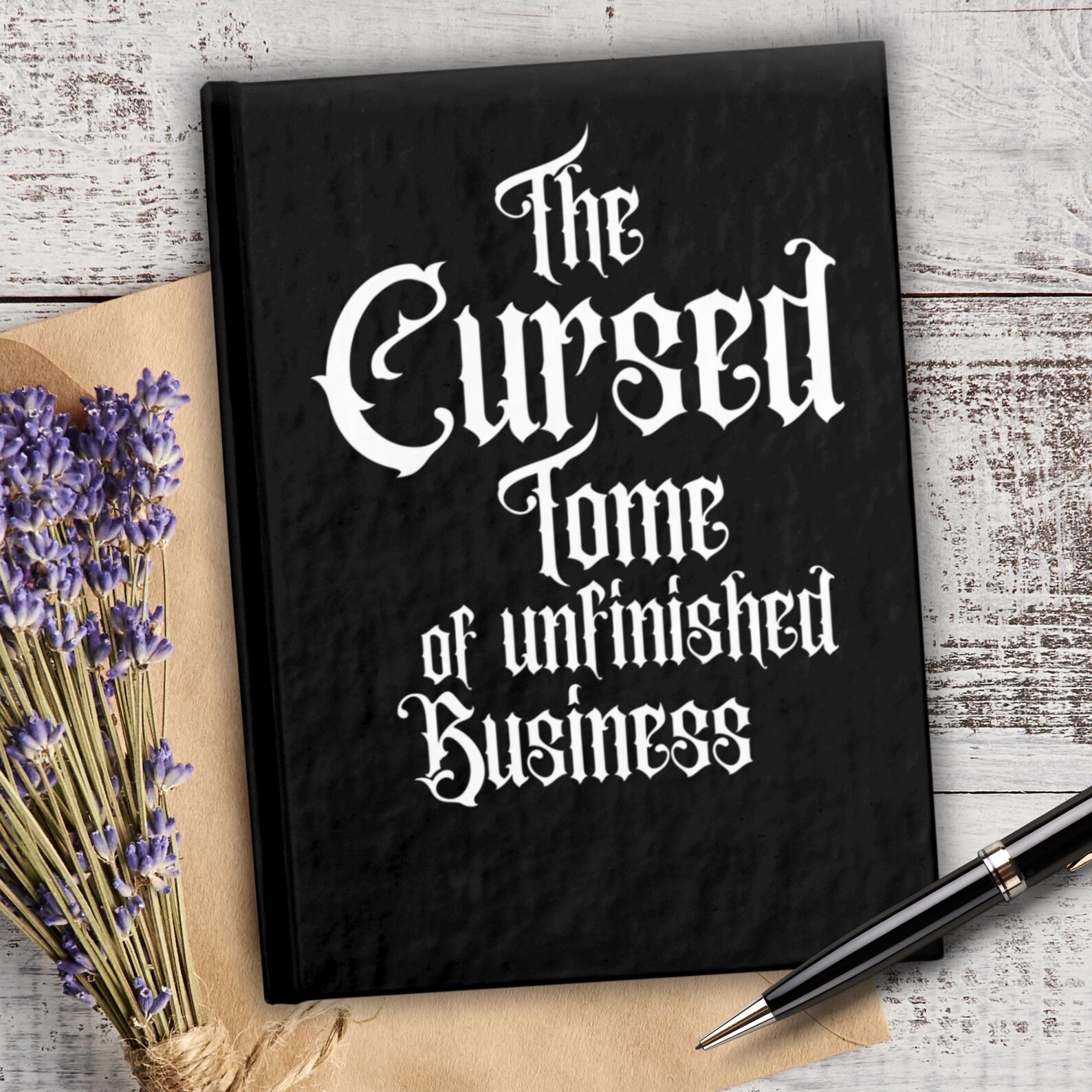 Gothic Journal Funny Sarcastic Goth Phrase Gifts for Goths Witchy ...