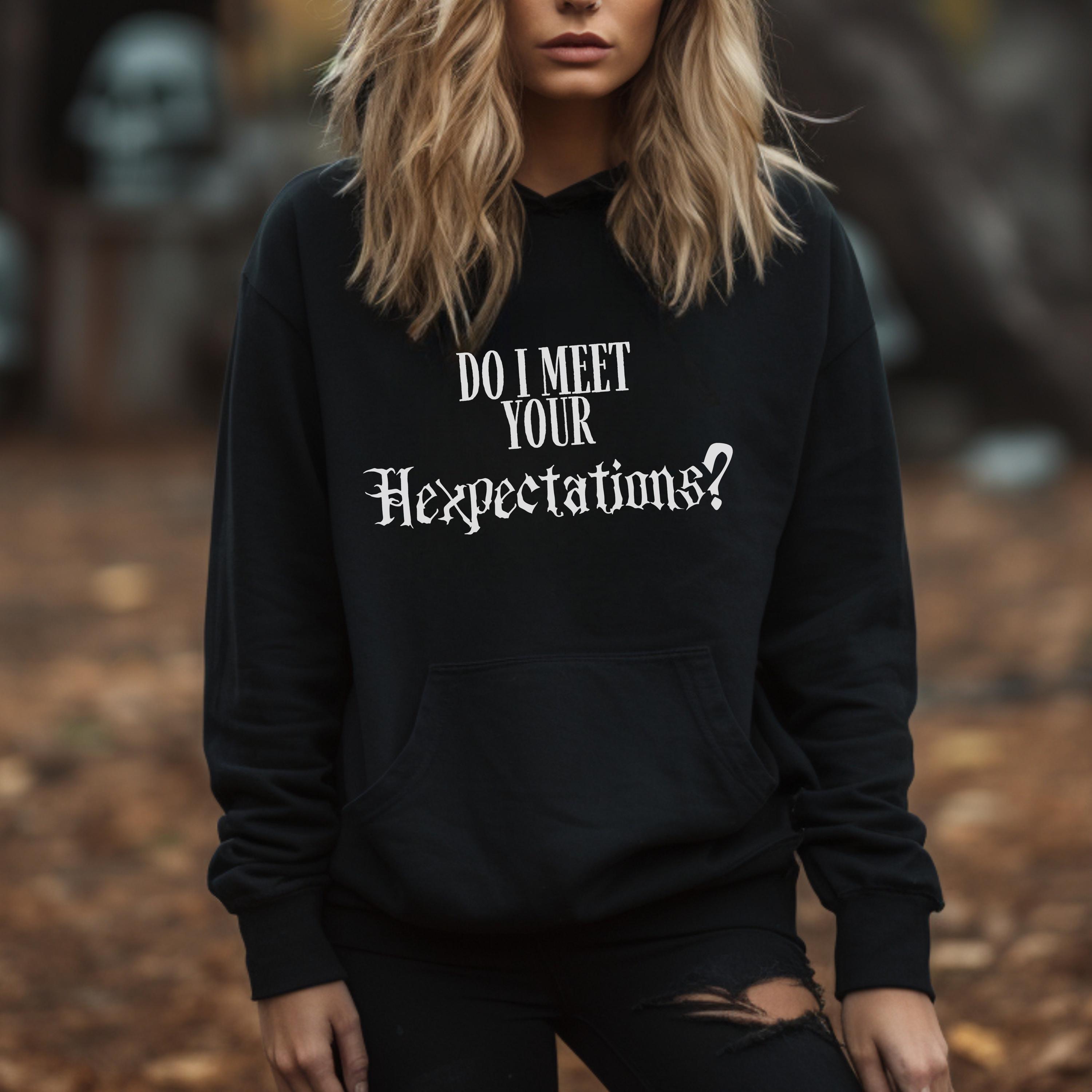 Witchy Hoodie Black Goth Witchy Clothes Aesthetic Emo Hoodie Funny ...