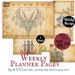 Witchy Weekly Planner Pages Printable Download One Week Organizer Witch ...