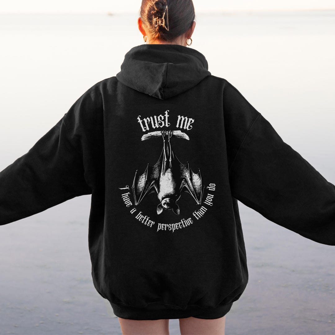 Gothic Hoodie Black Goth Witchy Clothes Aesthetic Emo Hoodie Funny ...