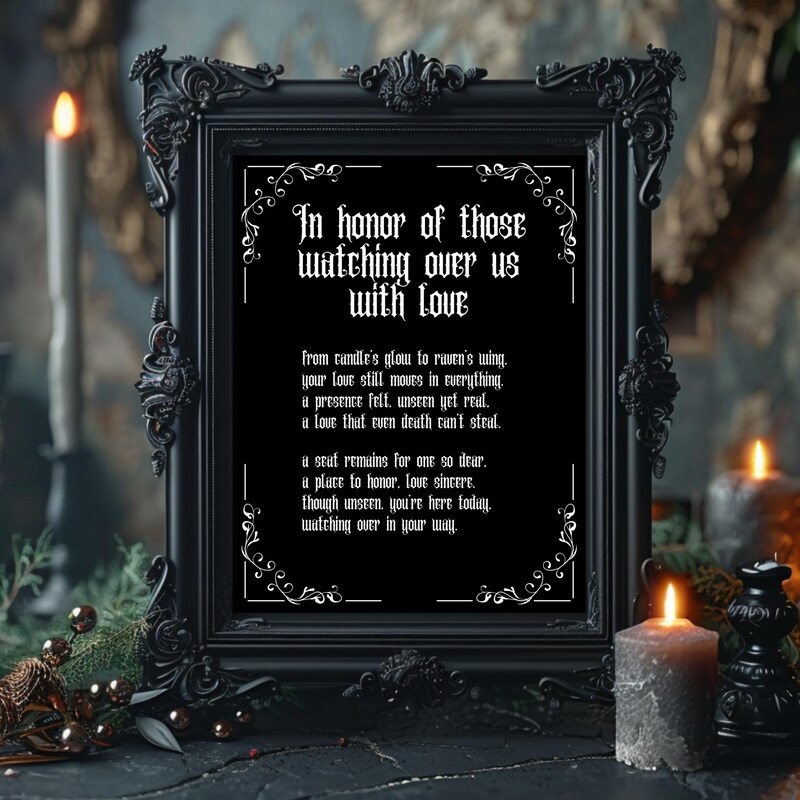 Gothic Poem - Etsy