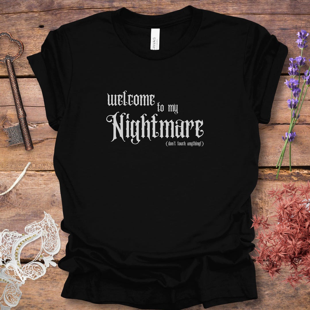 Gothic Shirt Sarcastic Funny Phrase Goth Witchy Clothes Aesthetic Emo ...