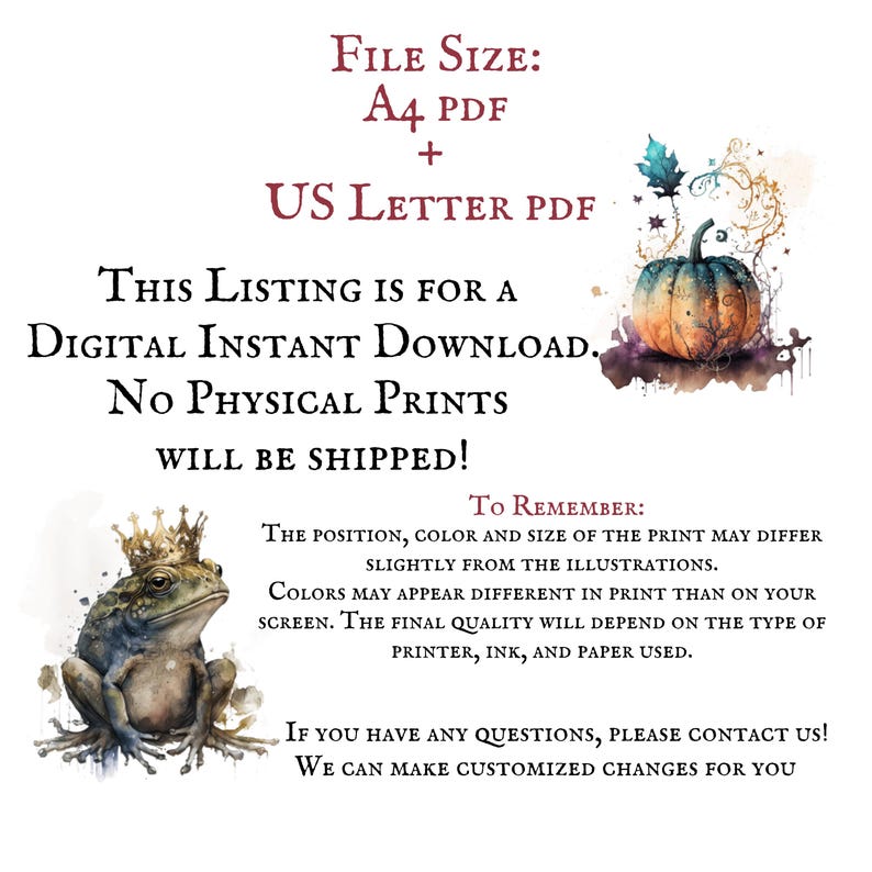 Gothic Gratitude Journal Pages Printable Download Gothic Daily Planner ...