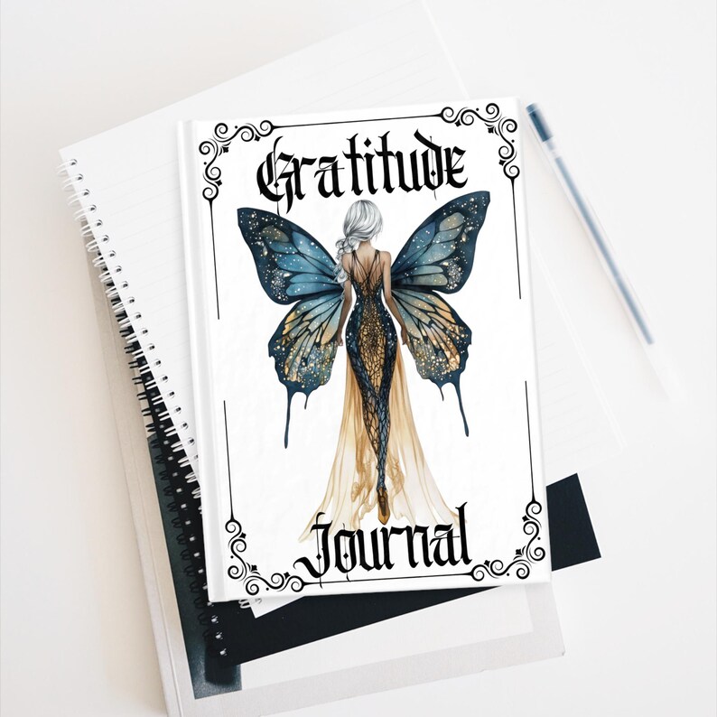 Witchy Gratitude Journal Witch Design Goth Hardcover Journal Blank ...