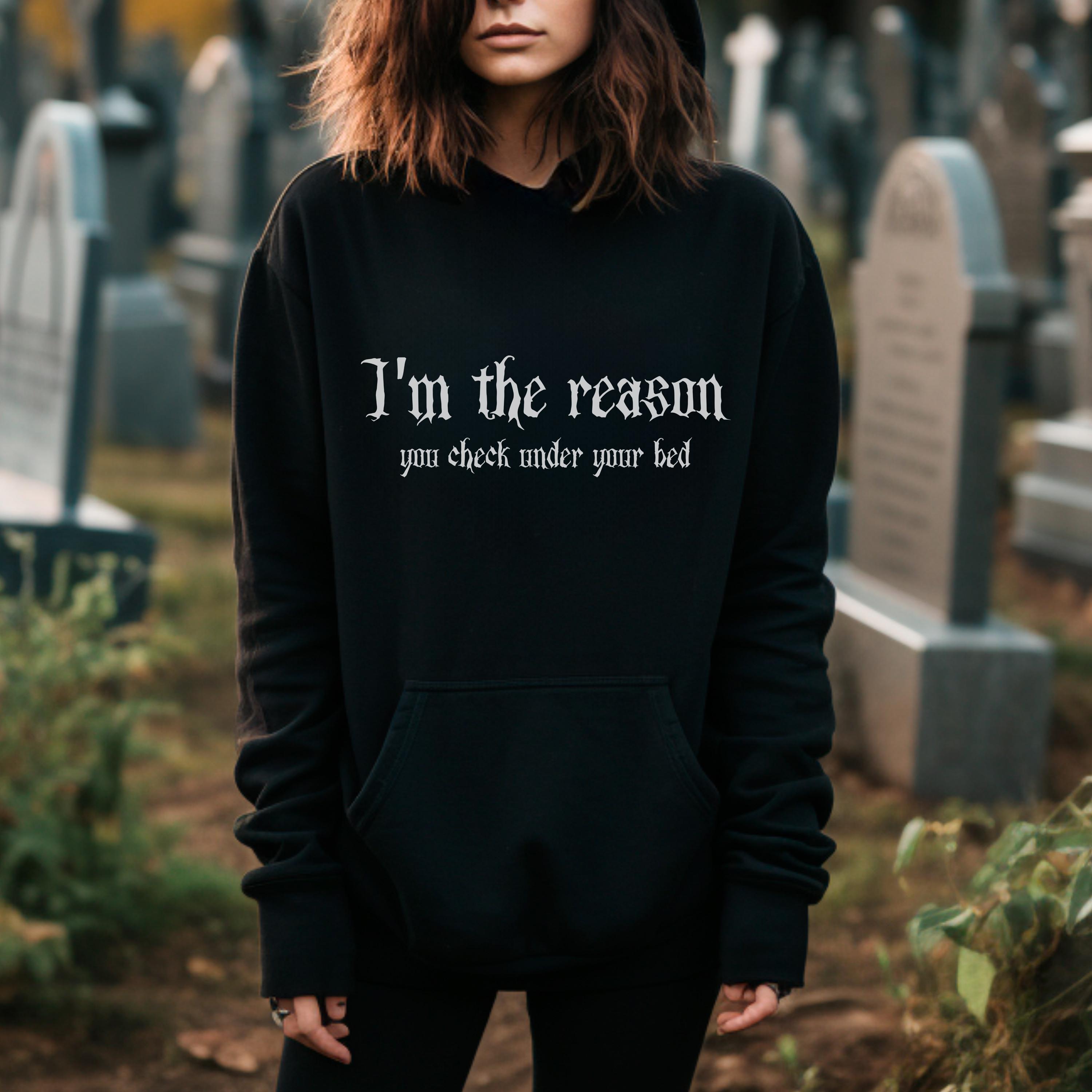 Gothic Hoodie Black Design Goth Witchy Clothes Aesthetic Emo Hoodie ...