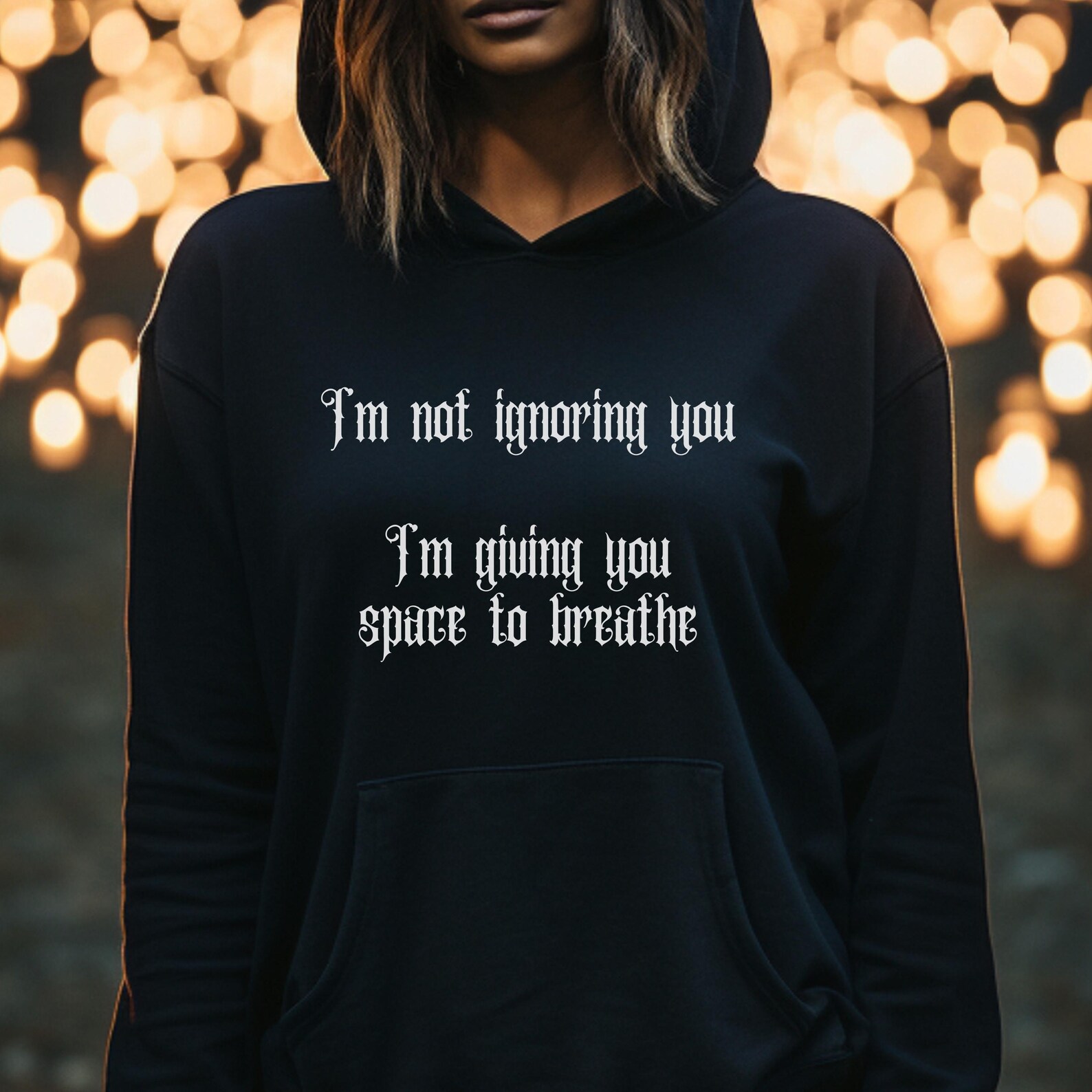 Gothic Hoodie Black Gothic Goth Witchy Clothes Aesthetic Emo Hoodie ...