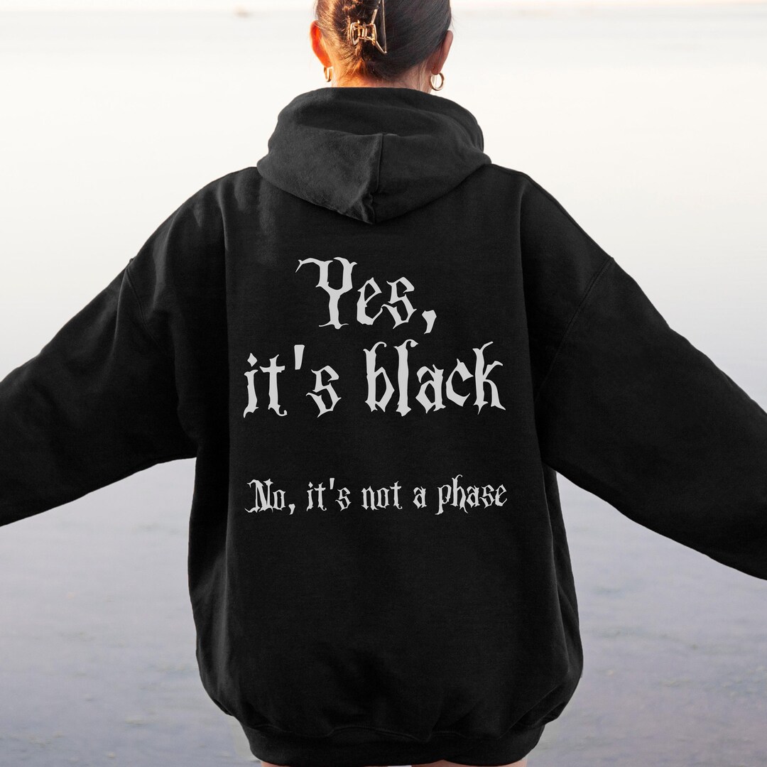 Gothic Hoodie Black Goth Witchy Clothes Aesthetic Emo Hoodie Funny ...