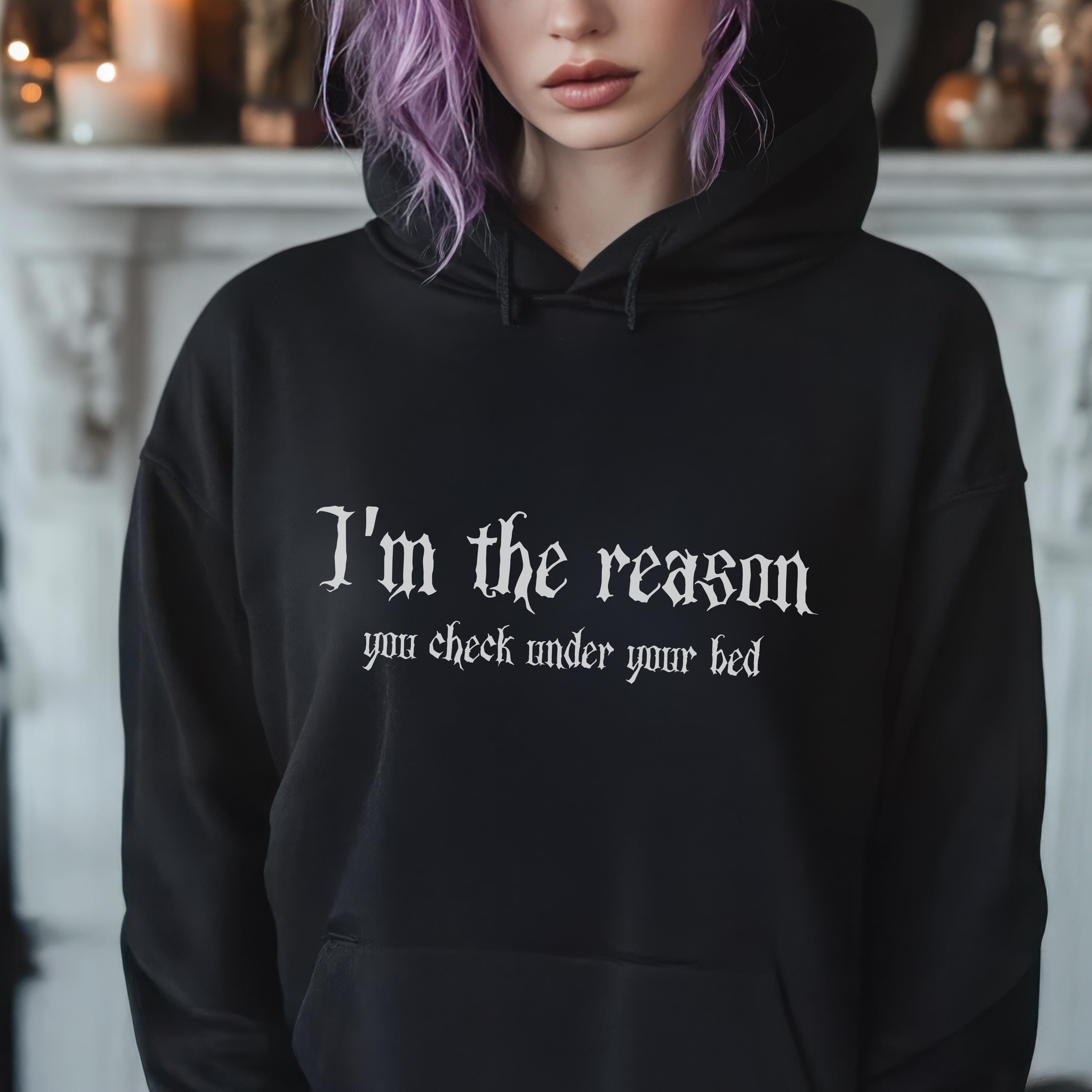 Gothic Hoodie Black Design Goth Witchy Clothes Aesthetic Emo Hoodie ...