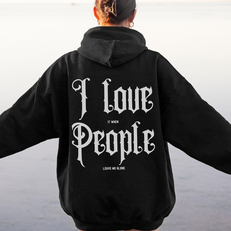 Gothic Hoodie Black Goth Witchy Clothes Aesthetic Emo Hoodie Funny ...
