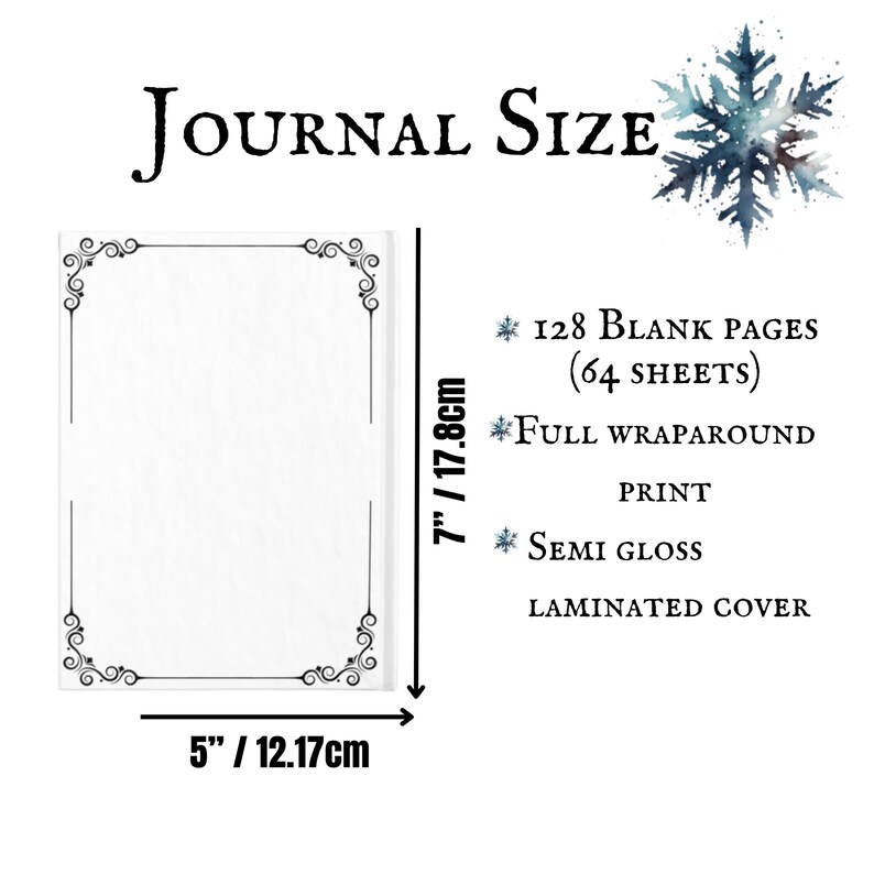 Witchy Gratitude Journal Witch Design Goth Hardcover Journal Blank ...