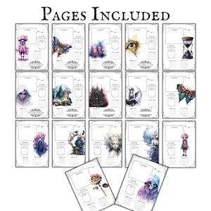 Gothic Gratitude Journal Pages Printable Download Gothic Daily Planner ...