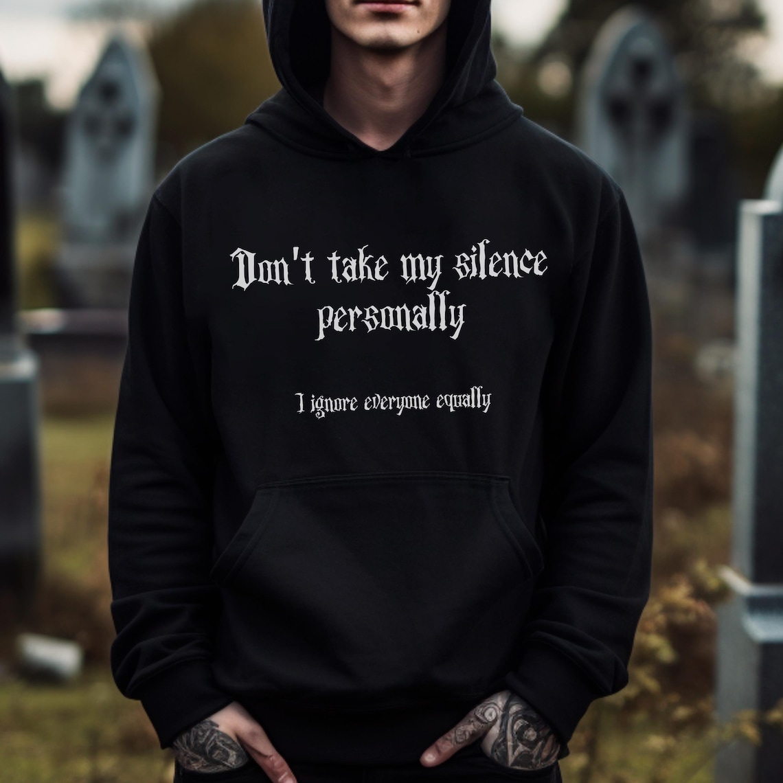 Gothic Hoodie Black Gothic Goth Witchy Clothes Aesthetic Emo Hoodie ...