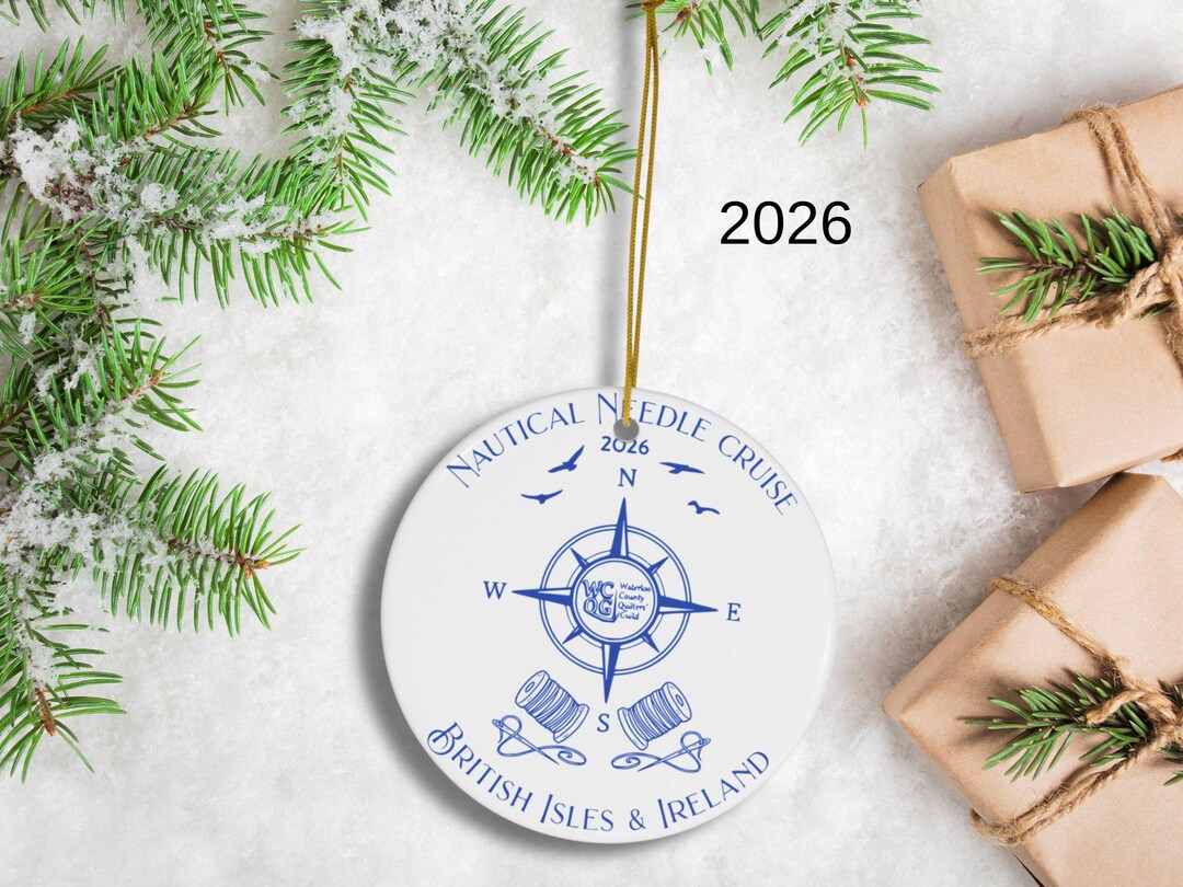 2026 & 2025 Nautical Needle Ornament - Etsy